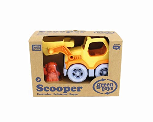 Green Toys Scooper Construction Truck, Yellow/Orange