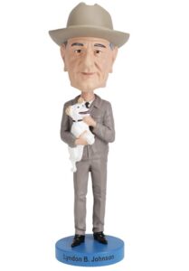 royal bobbles lyndon b. johnson 36th president of the united states collectible bobblehead statue