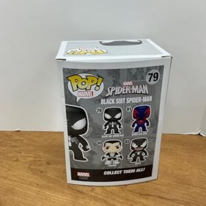 Funko Spider-Man POP! Marvel Black Suit Spider-Man Exclusive Vinyl Bobble Head #79