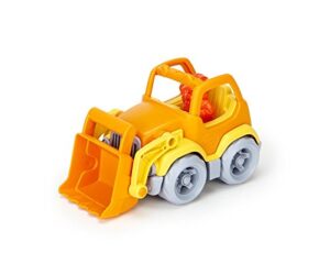 green toys scooper construction truck, yellow/orange