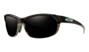 smith optics pivlock overdrive sunglass with blackout, ignitor, clear carbonic tlt lenses, matte trail camo