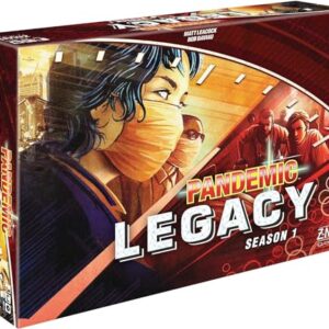 Pandemic Legacy Season 1 Red Edition Board Game | Board Game for Adults and Family | Cooperative Board Game | Ages 13+ | 2 to 4 players | Average Playtime 60 minutes | Made by Z-Man Games