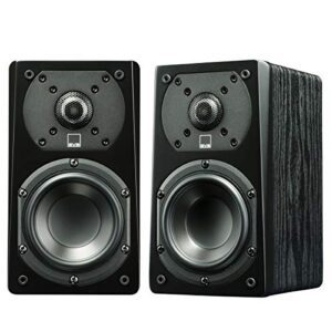 svs prime satellite speakers - pair (premium black ash)