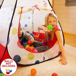 Kids Ball Pit Pop up Play Tent, Playhouse Tent for Boys Girls Babies and ToKids Ball Pit, Playhouse Tent for Boys Girls Babies and Toddlers, Indoor Outdoor Toy Balls Not Includedddlers