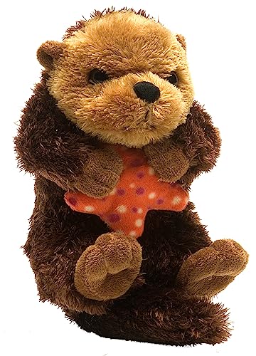 Wild Republic Sea Otter Plush, Stuffed Animal, Plush Toy, Gifts for Kids, Hug’Ems 7"