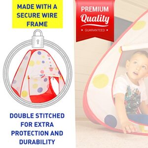 Kids Ball Pit Pop up Play Tent, Playhouse Tent for Boys Girls Babies and ToKids Ball Pit, Playhouse Tent for Boys Girls Babies and Toddlers, Indoor Outdoor Toy Balls Not Includedddlers