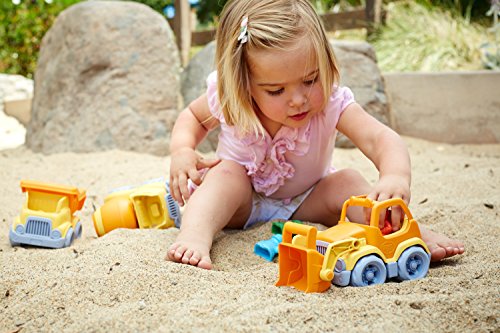 Green Toys Scooper Construction Truck, Yellow/Orange