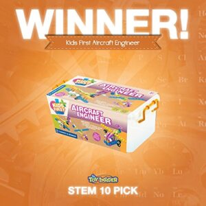 Kids First Aircraft Engineer | STEM | 32 Page Full-Color Illustrated Storybook | Ages 3+ | Preschoolers and kindergartners | Develop Fine Motor Skills | Parents Choice Gold Award, Multi-colored, Standard