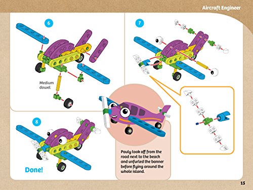 Kids First Aircraft Engineer | STEM | 32 Page Full-Color Illustrated Storybook | Ages 3+ | Preschoolers and kindergartners | Develop Fine Motor Skills | Parents Choice Gold Award, Multi-colored, Standard