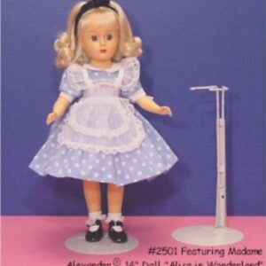 Kaiser Doll Stand 2501 - White Doll Stand for 12" to 18" Fashion Dolls and Action Figures