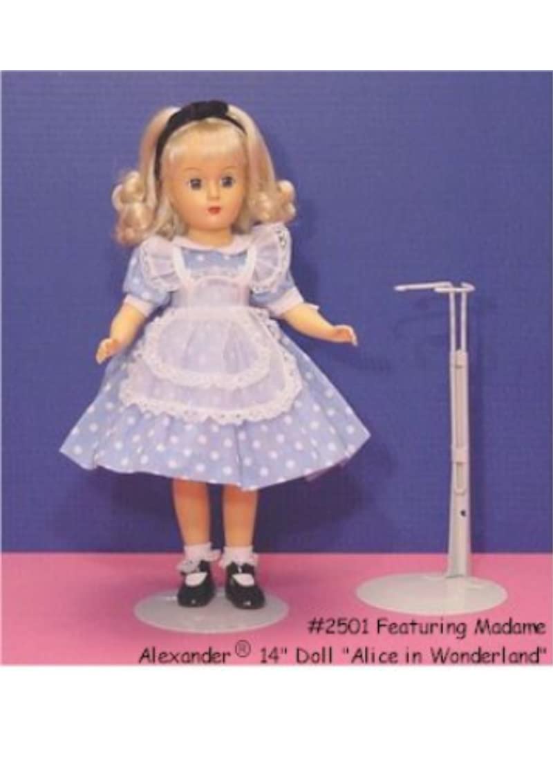 Kaiser Doll Stand 2501 - White Doll Stand for 12" to 18" Fashion Dolls and Action Figures