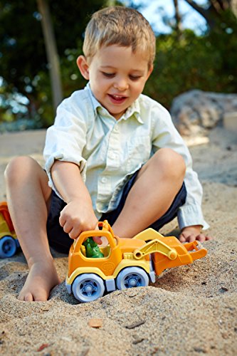 Green Toys Scooper Construction Truck, Yellow/Orange