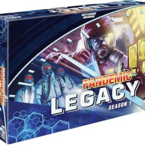 Pandemic Legacy Season 1 Blue Edition Board Game for Adults and Family | Cooperative Board Game | Ages 13+ | 2 to 4 players | Average Playtime 60 minutes | Made by Z-Man Games