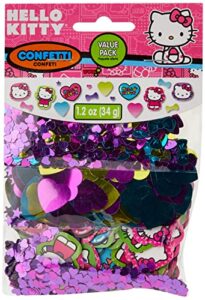 amscan 361417 confetti | hello kitty rainbow collection | 1 pack | party accessory