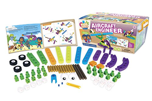 Kids First Aircraft Engineer | STEM | 32 Page Full-Color Illustrated Storybook | Ages 3+ | Preschoolers and kindergartners | Develop Fine Motor Skills | Parents Choice Gold Award, Multi-colored, Standard