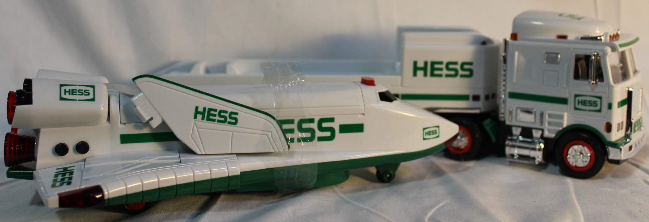 Hess 1999 Truck and Space Shuttle with Satellite