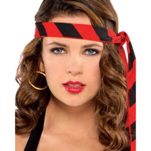 AMSCAN Castaway Pirate Halloween Costume for Women, Medium, with Included Accessories , Black