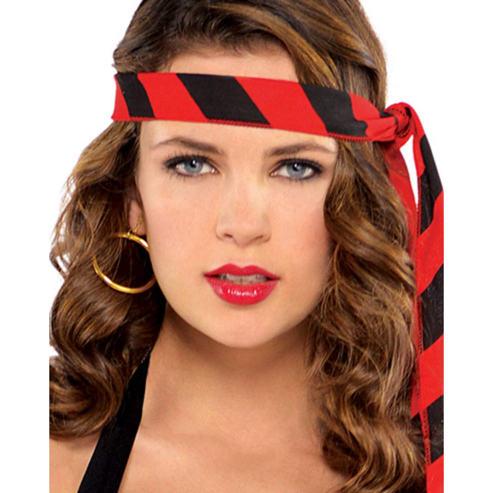 AMSCAN Castaway Pirate Halloween Costume for Women, Medium, with Included Accessories , Black