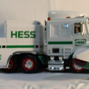 Hess 1999 Truck and Space Shuttle with Satellite