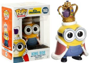 funko pop movies: minions figure, minion king