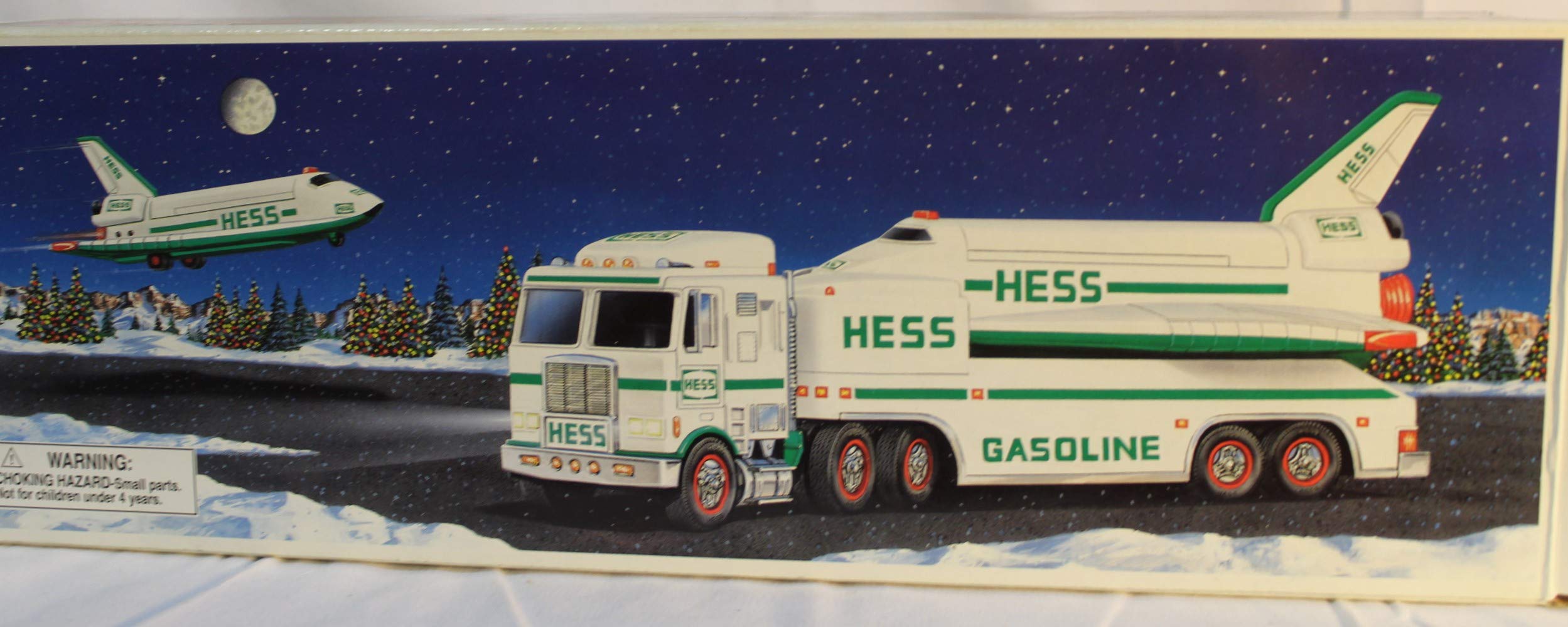 Hess 1999 Truck and Space Shuttle with Satellite