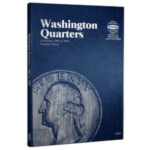 whitman us washington quarter coin folder 1965 - 1987 #9040