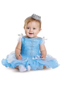 disney baby-girls disguise cinderella prestige infant costume, blue, 12-18 months