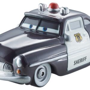 Disney Cars Toys Color Change 1:55 Scale Vehicle, Sheriff