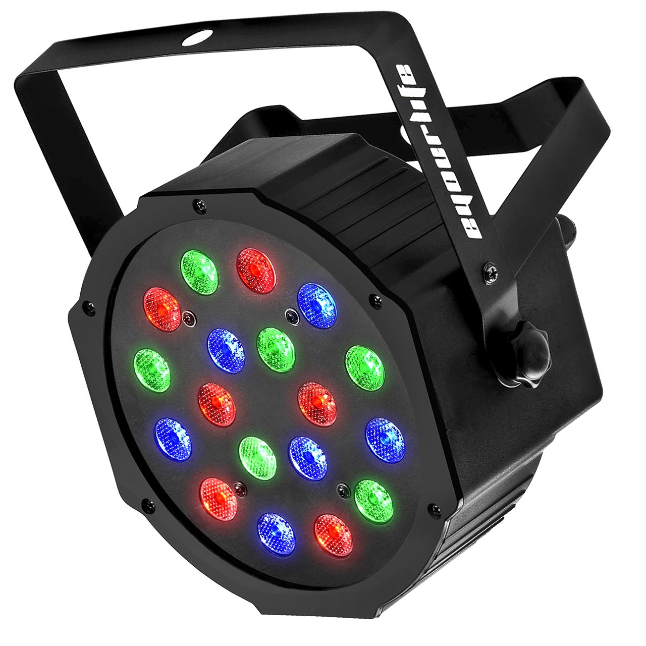 Eyourlife 8PCS 18 X 3W LED Stage Light DJ Par Lights 54W RGB Par 64 DMX512 Uplighting for Dj Stage Lighting Show Disco Party Light