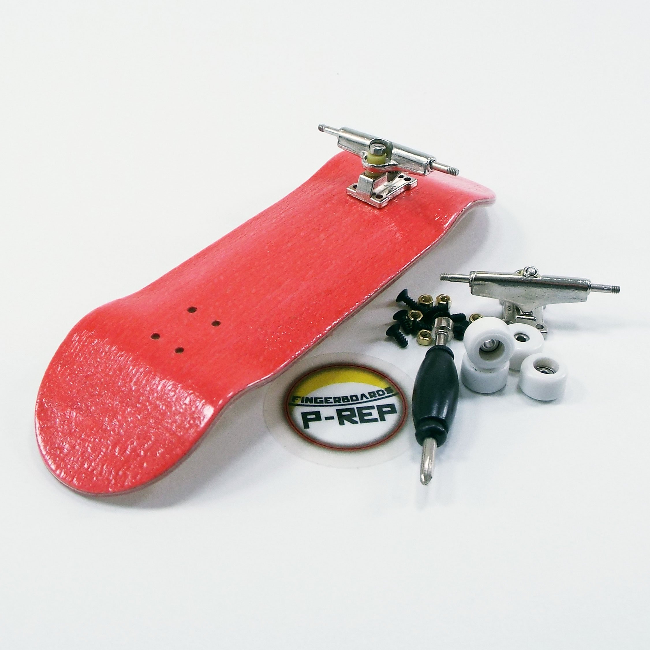 P-REP Starter Complete Wooden Fingerboard 30mm - Red