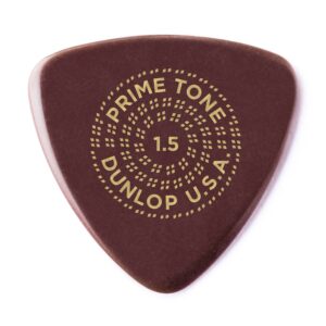 dunlop 517p150 primetone small triangle smooth pick 1.5mm- 3 pack