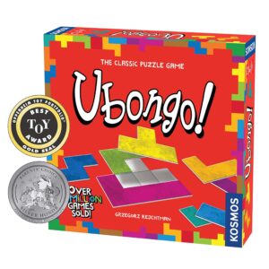 thames & kosmos ubongo - sprint to solve the puzzle | family friendly fun game | highly re-playable | quality components (made in germany) , orange