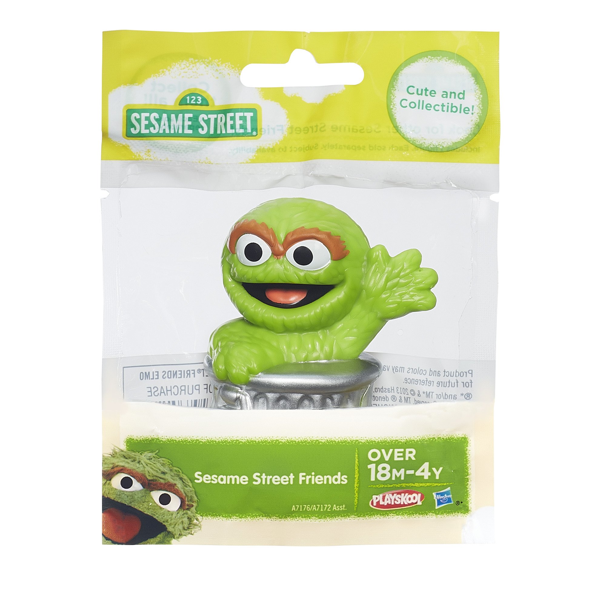 Sesame Street Oscar The Grouch Figure 2.5 Inches