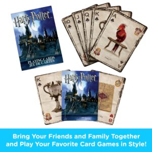 AQUARIUS Harry Potter Playing Cards - HP Themed Deck of Cards for Your Favorite Card Games - Officially Licensed Harry Potter Merchandise & Collectibles