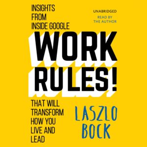 work rules!: insights from inside google that will transform how you live and lead