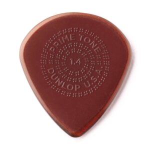 dunlop primetone jazz iii 1.4mm sculpted plectra (grip), 3 pack