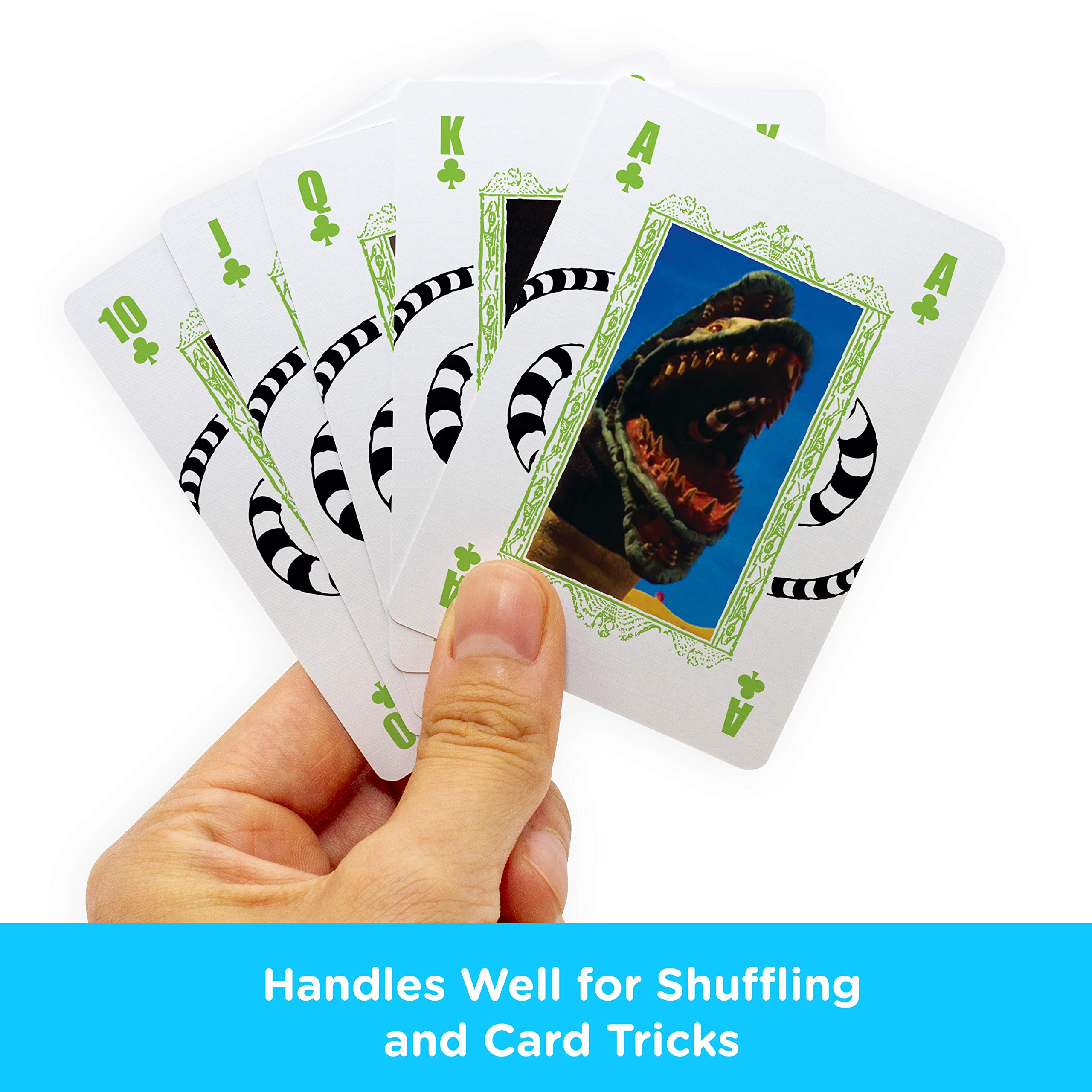 AQUARIUS Beetlejuice Playing Cards - Beetlejuice Themed Deck of Cards for Your Favorite Card Games - Officially Licensed Merchandise & Collectibles