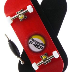 P-REP Starter Complete Wooden Fingerboard 30mm - Red