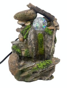 natures garden water fountain indoor tabletop fountain rockery fountain waterfall tabletop waterfall zen meditation waterfall meditation fountain