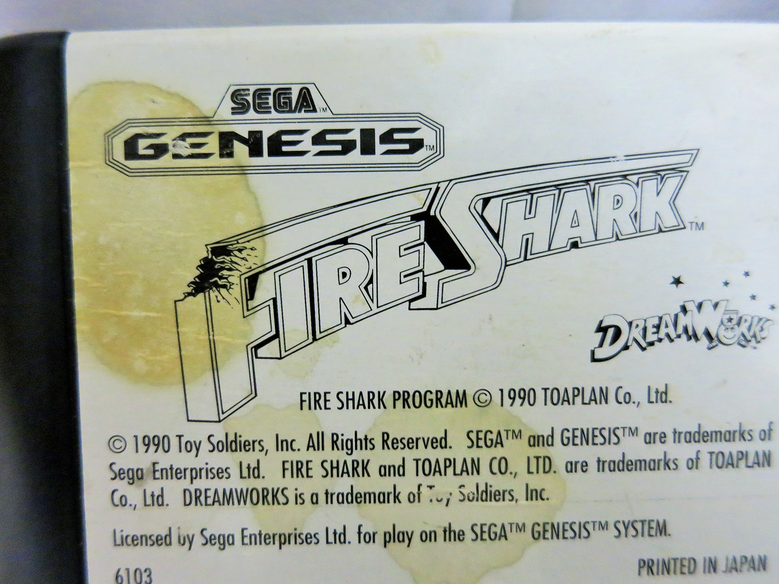 SEGA GENESIS FIRE SHARK