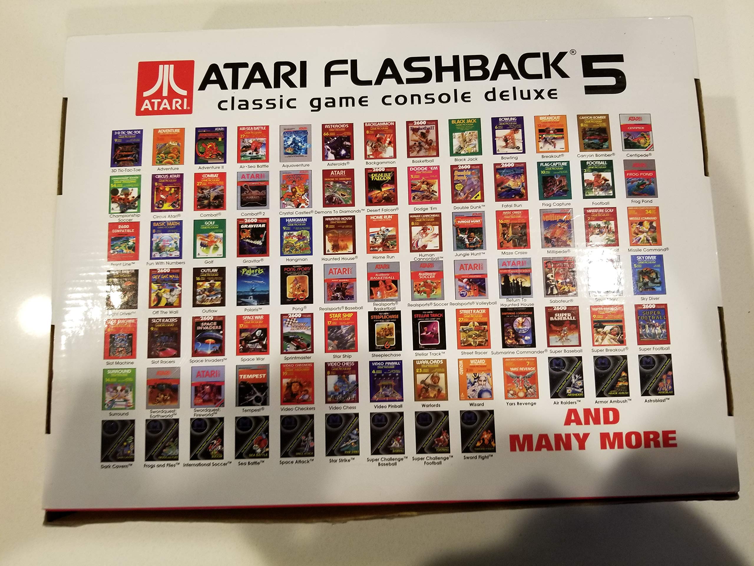 Atari Flashback 5 Classic Game Console Deluxe Collectors Edition