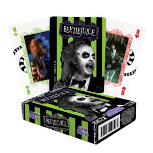 aquarius beetlejuice playing cards - beetlejuice themed deck of cards for your favorite card games - officially licensed merchandise & collectibles