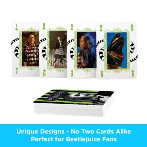 AQUARIUS Beetlejuice Playing Cards - Beetlejuice Themed Deck of Cards for Your Favorite Card Games - Officially Licensed Merchandise & Collectibles