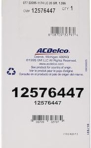 ACDelco GM Original Equipment 12576447 V-Ribbed Serpentine Belt