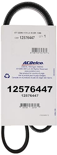 ACDelco GM Original Equipment 12576447 V-Ribbed Serpentine Belt