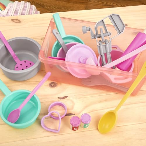 Battat- Play Circle- Cooking & Baking Kit – Kitchen Toys – Chef Tools -Pretend Play – 3 years + (21 Pcs)