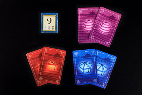 Renegade Game Studios Lanterns: The Harvest Festival, Fast Paced Card Game Set, 2-4 Players, 30 Min Playing Time, Place Tiles to Adorn The Palace Lake with Floating Lanterns, Earn The Most Honor Before The Festival Begins