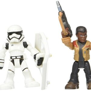 Playskool Heroes Galactic Heroes Star Wars Resistance Finn (Jakku) & First Order Stormtrooper