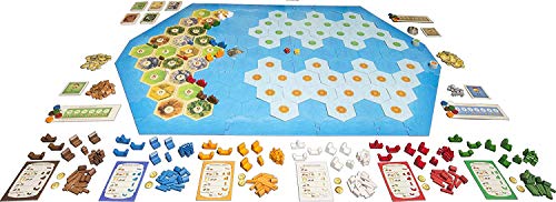 CATAN Explorers & Pirates Board Game 5-6 Player EXTENSION - Expand Your CATAN Game for More Players, Strategy Game for Kids & Adults, Ages 12+, 3-6 Players, 90-120 Min Playtime, Made by CATAN Studio