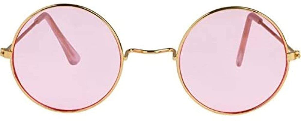 Fancy Hippie Glasses (Adult Size) 1 Pc.- Retro Style Sunglasses, Perfect for Parties, Festivals & Fashion Enthusiasts